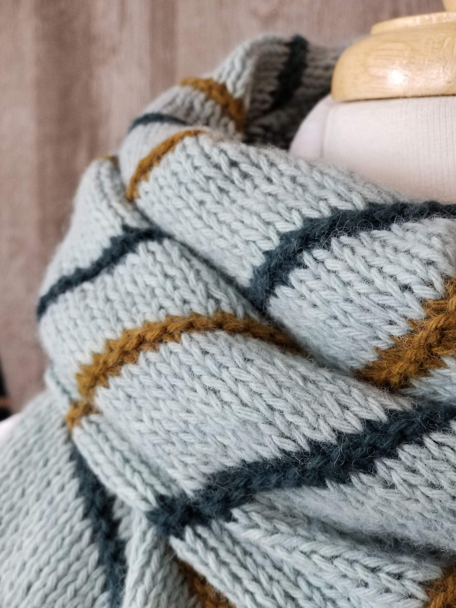 Tuft Wrap – The Plucky Knitter